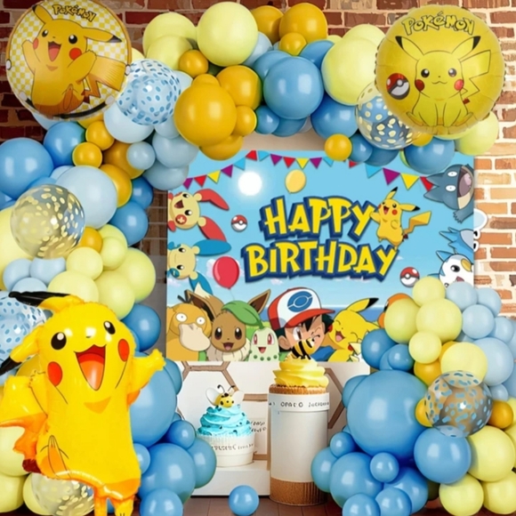 Pokemon | Party Supplies | Pokemon Themed Party Box 8 Guests | Poshmark